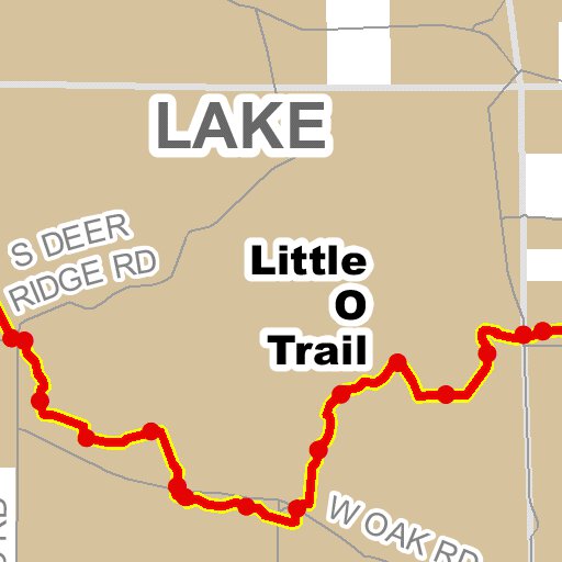 Little O Trail Map by MI DNR | Avenza Maps