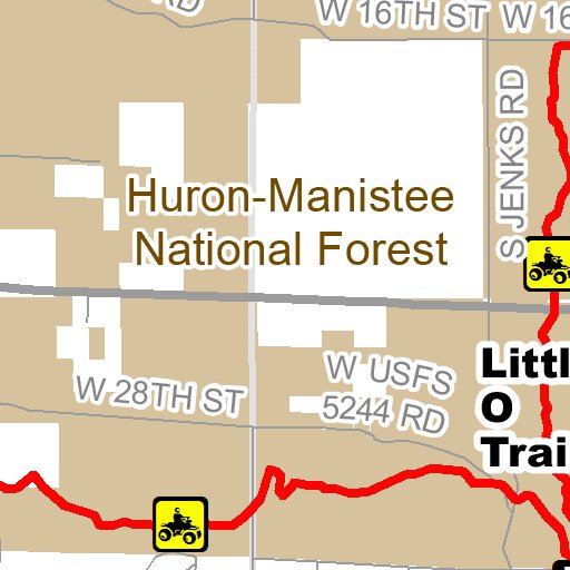 Little O Trail Map by MI DNR | Avenza Maps