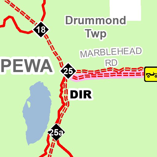 Drummond Island Route And Trail East Map by MI DNR | Avenza Maps