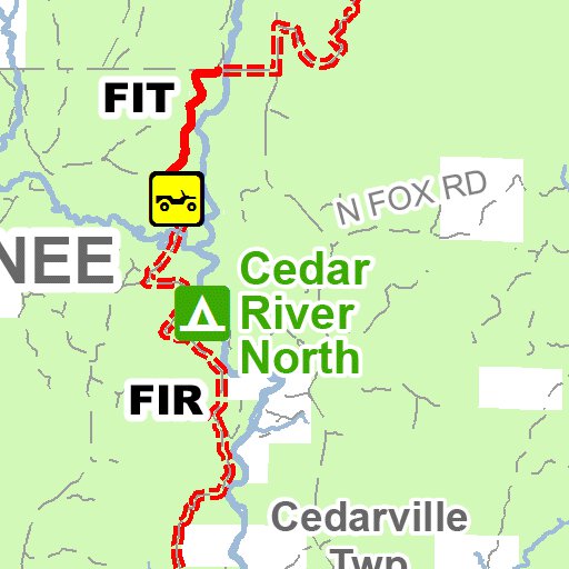 Forest Island Route And Trail Map by MI DNR | Avenza Maps