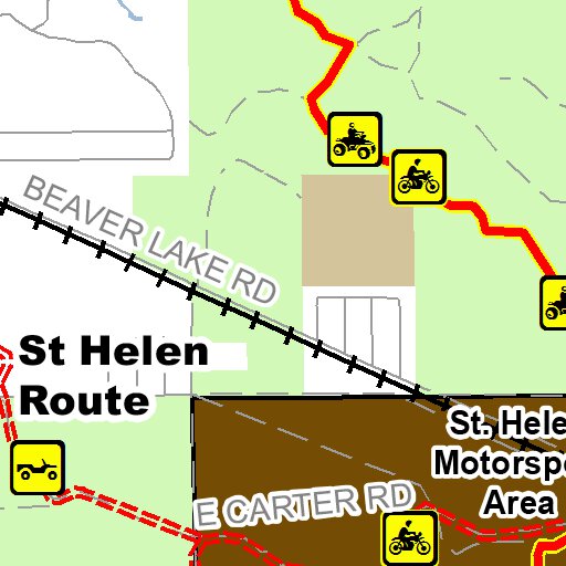 St Helen To Geels Trail And MCCCT Map by MI DNR | Avenza Maps