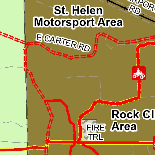 Ogemaw Hills To St Helen Trail Map by MI DNR | Avenza Maps