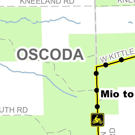 Mio To Meadows MCCCT Map by MI DNR | Avenza Maps