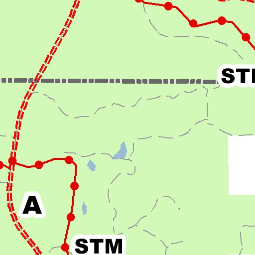 Sandtown Motorcycle Trail Map by MI DNR | Avenza Maps