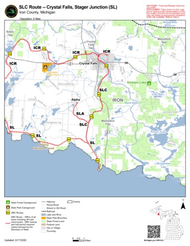 SLC Route Map by MI DNR | Avenza Maps