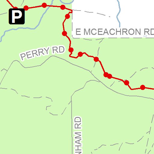 Tomahawk Motorcycle Trail C Loop Map by MI DNR | Avenza Maps