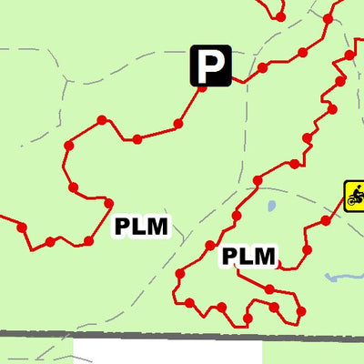 Porterfield Lake Motorcycle Trail Map by MI DNR | Avenza Maps
