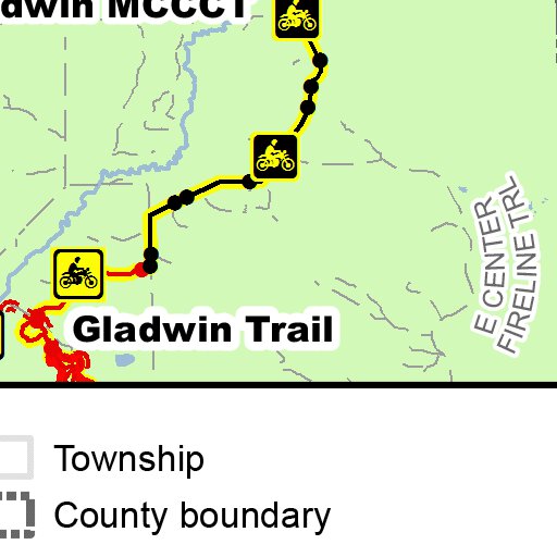 M-30 North Gladwin MCCCT Map by MI DNR | Avenza Maps