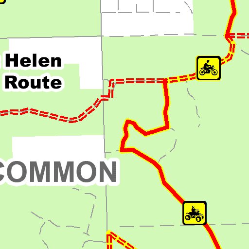 St Helen Trail And Route North Map by MI DNR | Avenza Maps