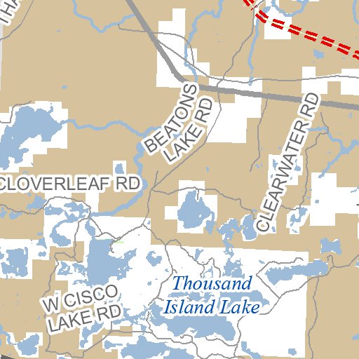 SL Route West Map by MI DNR | Avenza Maps