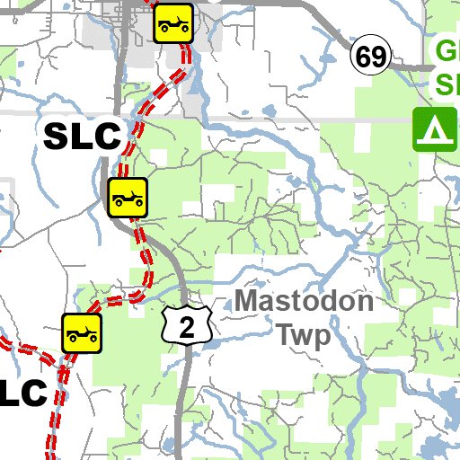 SL Route East Map by MI DNR | Avenza Maps