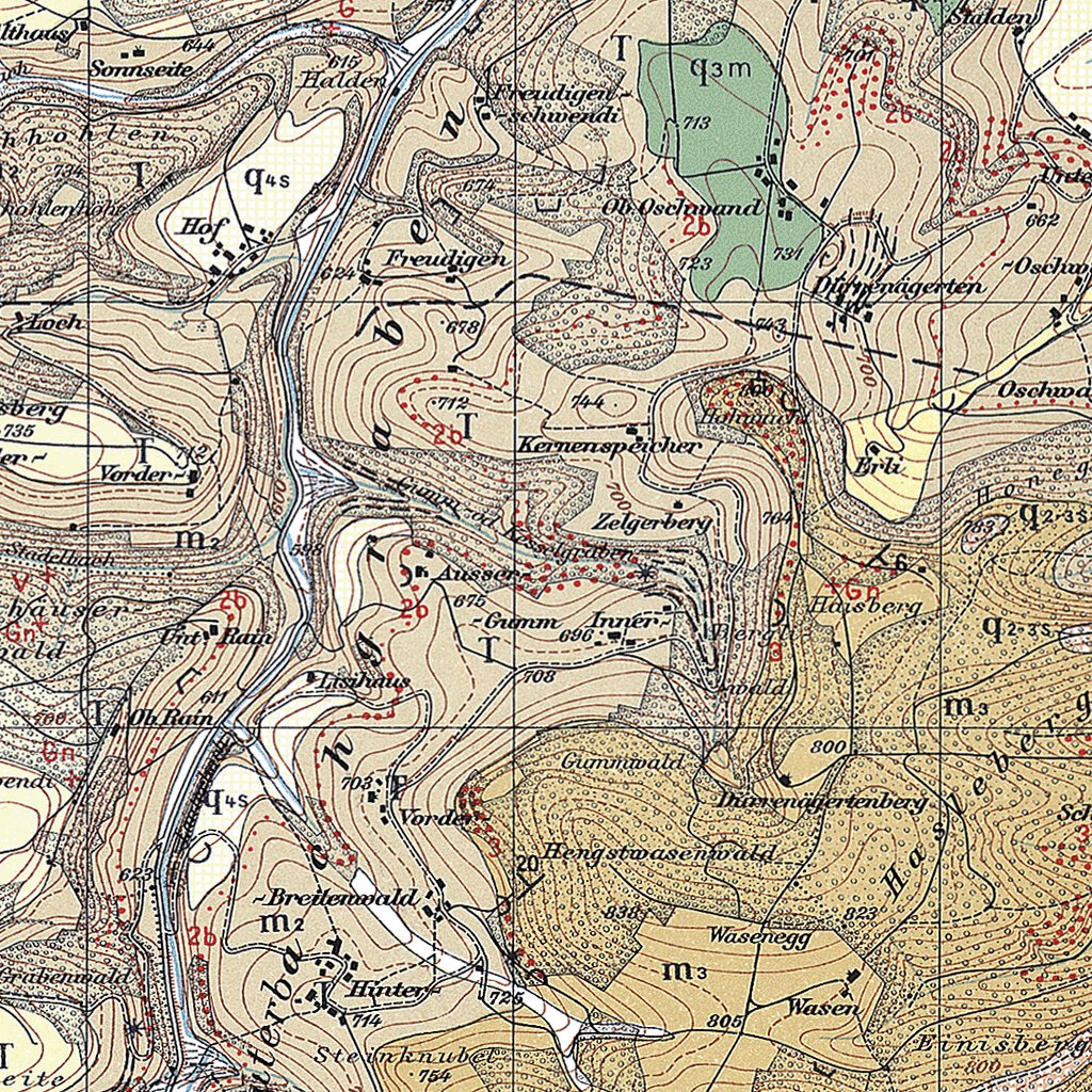 Burgdorf, 1:25,000 GA Map by SwissTopo | Avenza Maps