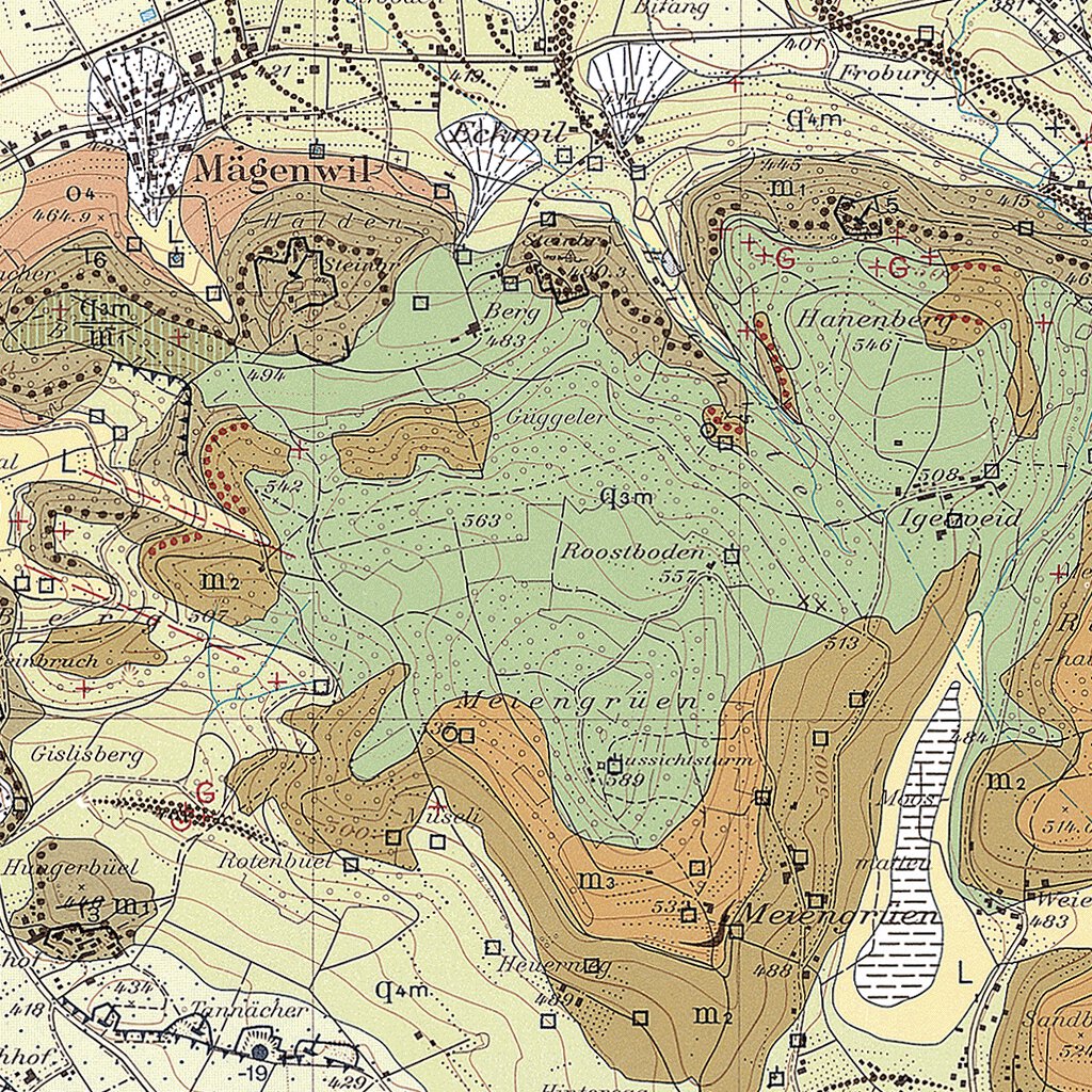 Wohlen, 1:25,000 GA Map by SwissTopo | Avenza Maps