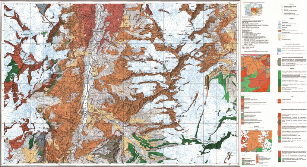 Randa, 1:25,000 GA Map by SwissTopo | Avenza Maps