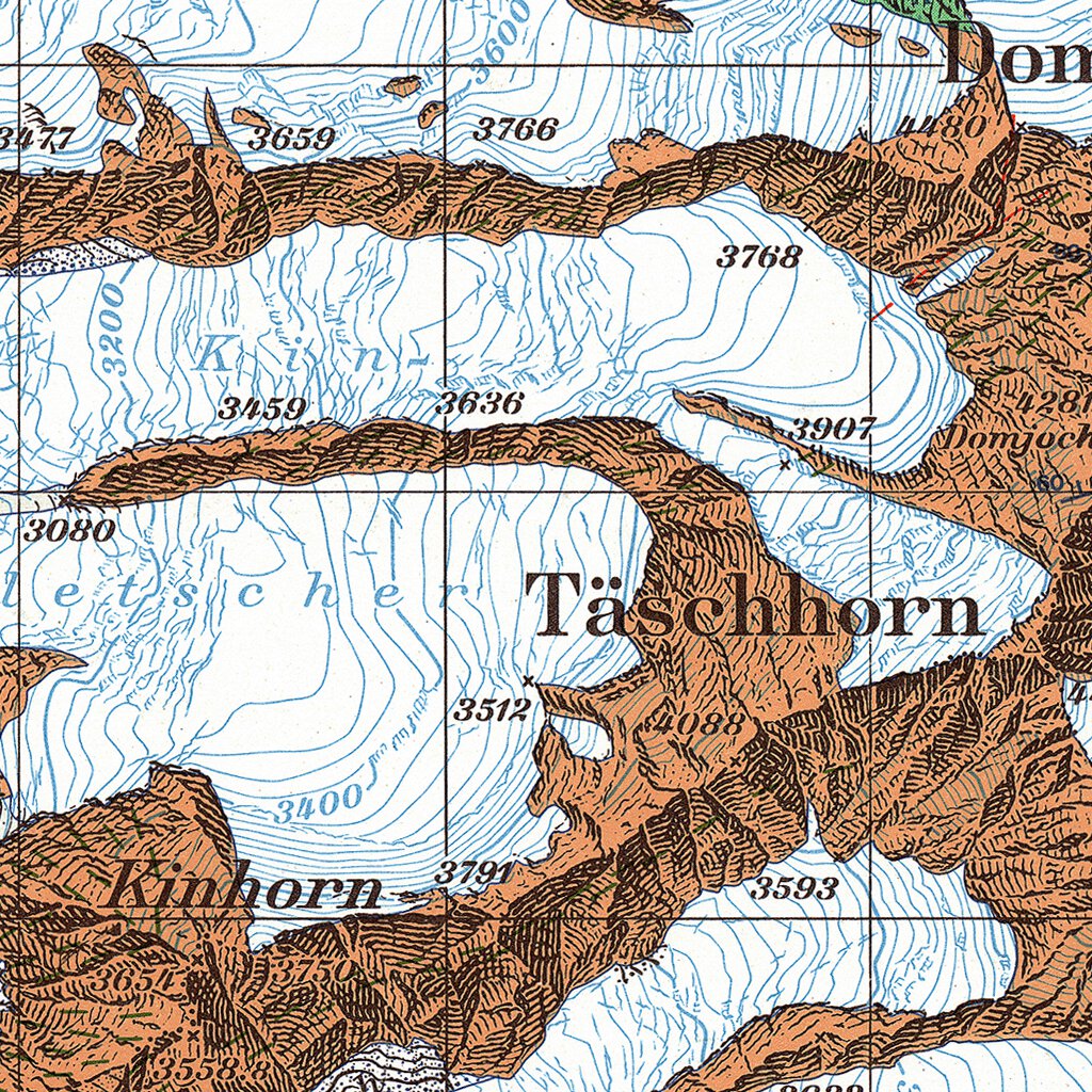 Randa, 1:25,000 GA Map by SwissTopo | Avenza Maps