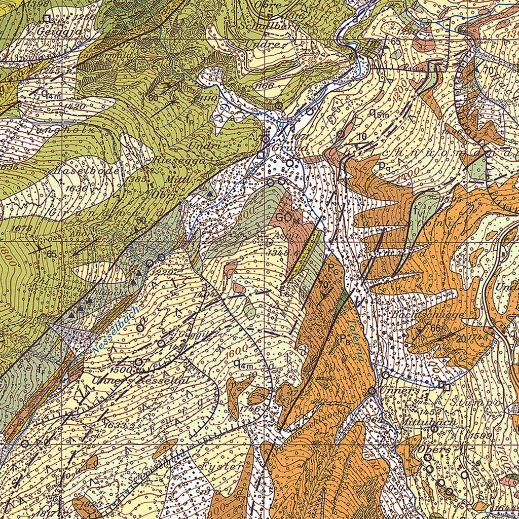 Brig, 1:25,000 GA Map by SwissTopo | Avenza Maps