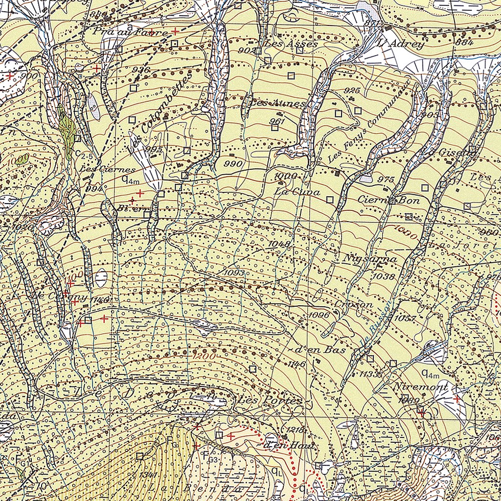 Moudon, 1:25,000 GA Map by SwissTopo | Avenza Maps