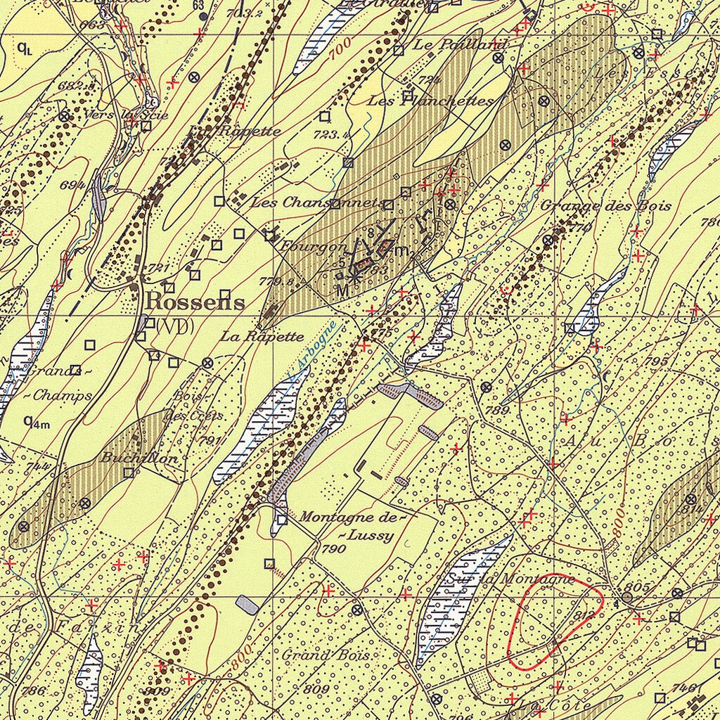 Romont, 1:25,000 GA Map by SwissTopo | Avenza Maps