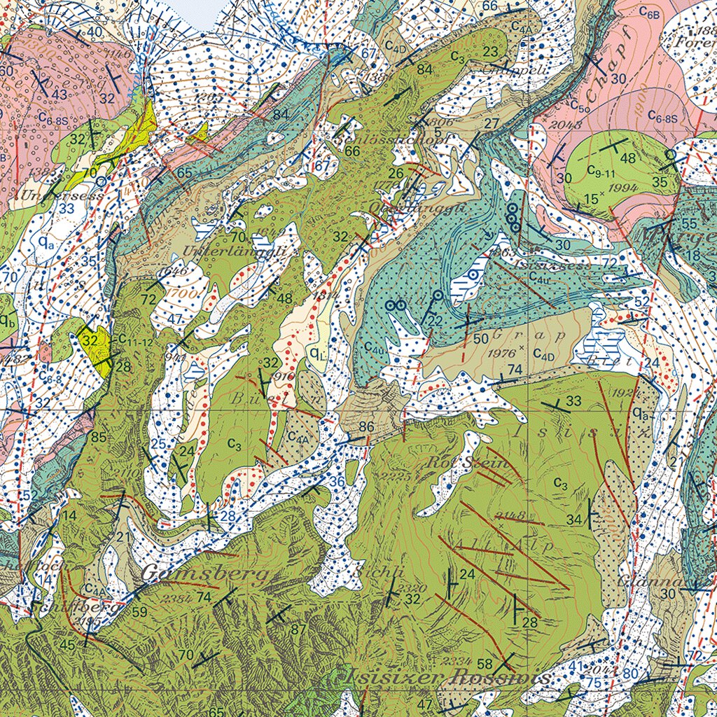 Buchs, 1:25,000 GA Map by SwissTopo | Avenza Maps