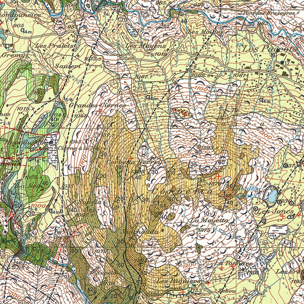 Châtel-St-Denis, 1:25,000 GA Map by SwissTopo | Avenza Maps