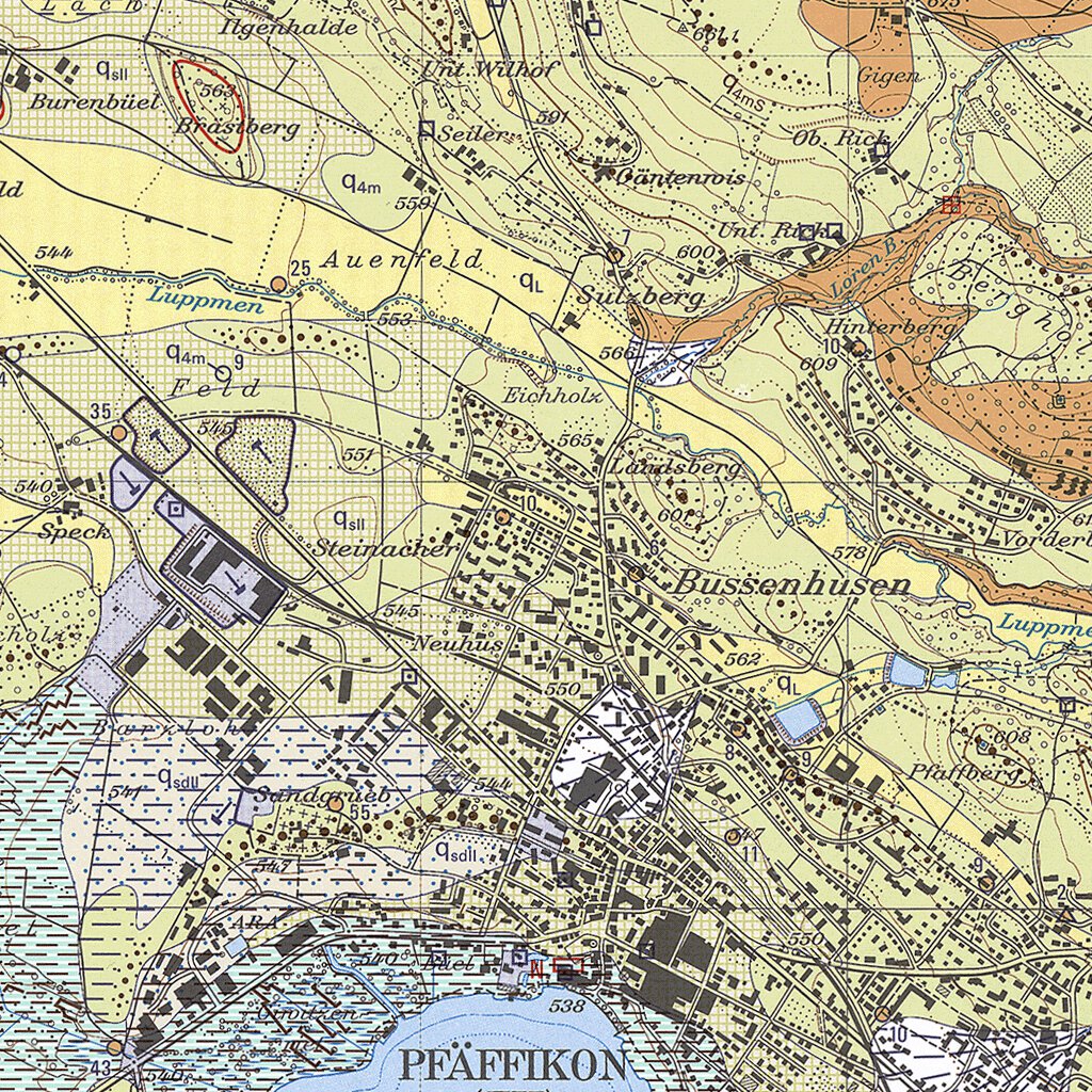 Uster, 1:25,000 GA Map by SwissTopo | Avenza Maps