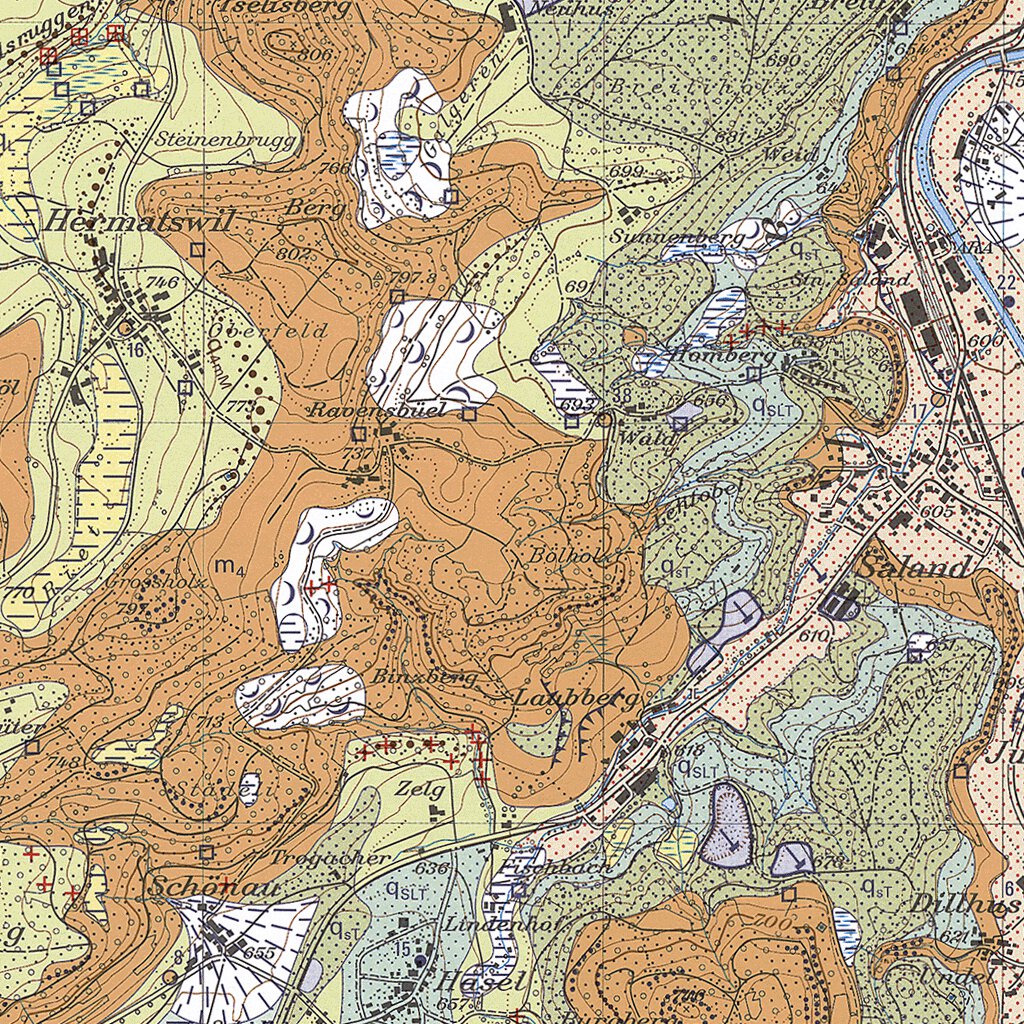 Uster, 1:25,000 GA Map by SwissTopo | Avenza Maps