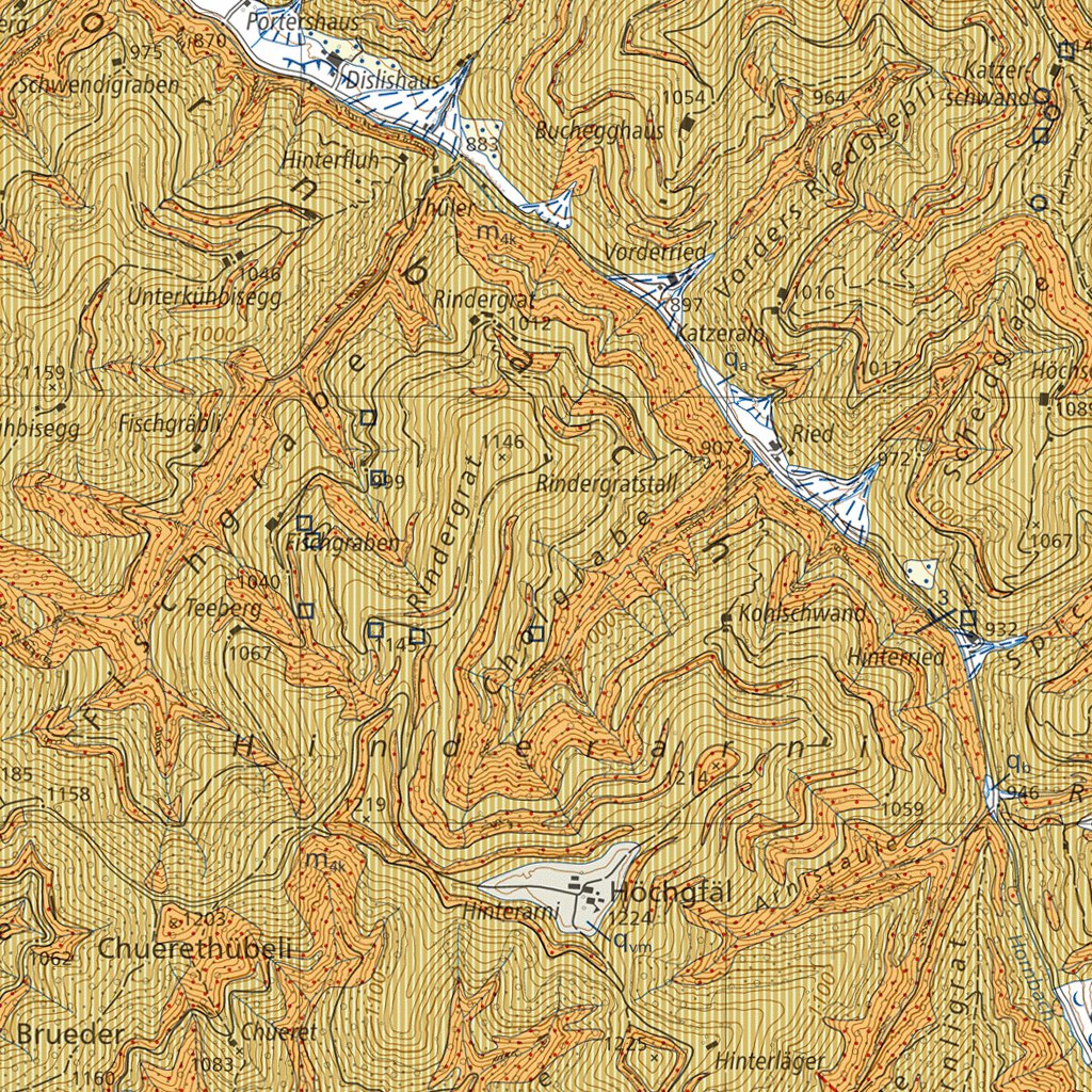 Sumiswald, 1:25,000 GA Map by SwissTopo | Avenza Maps