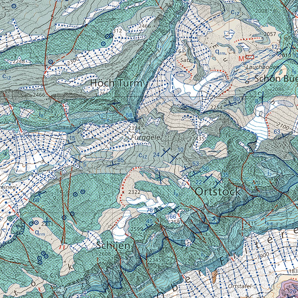 Linthal, 1:25,000 GA Map by SwissTopo | Avenza Maps