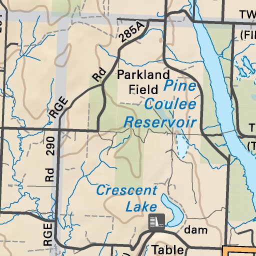 SOAB20 Claresholm - Southern Alberta Topo Map by Backroad Mapbooks ...