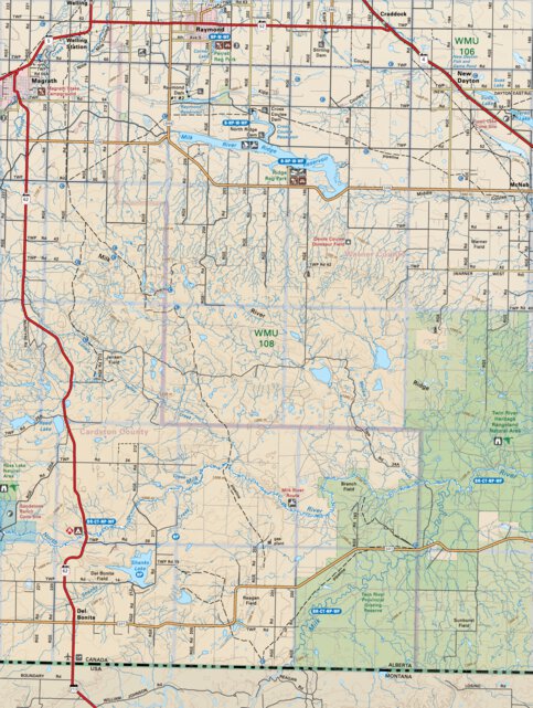 SOAB04 Raymond - Southern Alberta Topo Map by Backroad Mapbooks ...