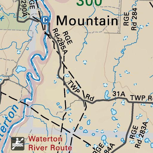 SOAB02 Waterton Lakes National Park - Southern Alberta Topo Map by ...