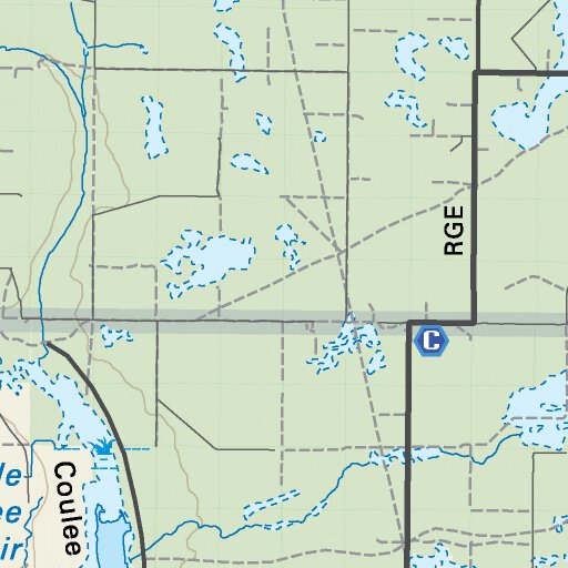 SOAB24 Suffield - Southern Alberta Topo Map by Backroad Mapbooks ...