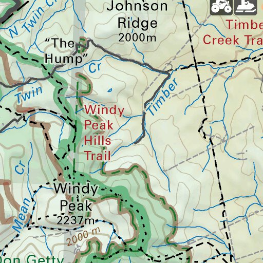 SOAB19 Chain Lakes - Southern Alberta Topo Map by Backroad Mapbooks ...