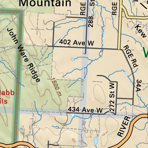 SOAB29 Turner Valley - Southern Alberta Topo Map by Backroad Mapbooks ...