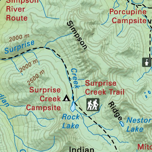 SOAB38 Banff - Southern Alberta Topo Map by Backroad Mapbooks | Avenza Maps