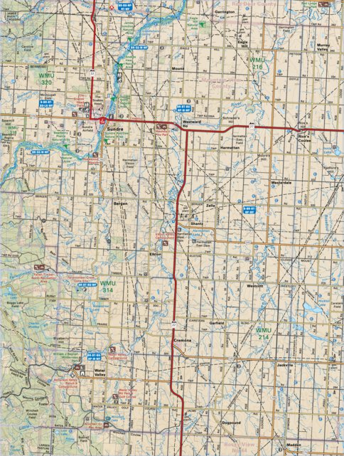 SOAB52 Sundre - Southern Alberta Topo Map by Backroad Mapbooks | Avenza Maps