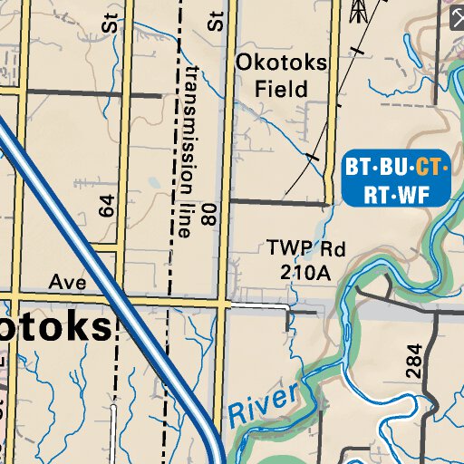 SOAB30 High River - Southern Alberta Topo Map by Backroad Mapbooks ...