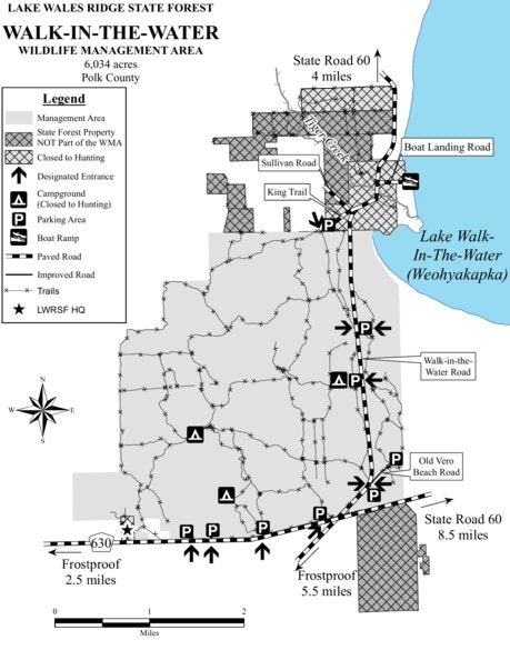 Walk-in-the-Water WMA brochure Map by Florida Fish and Wildlife ...