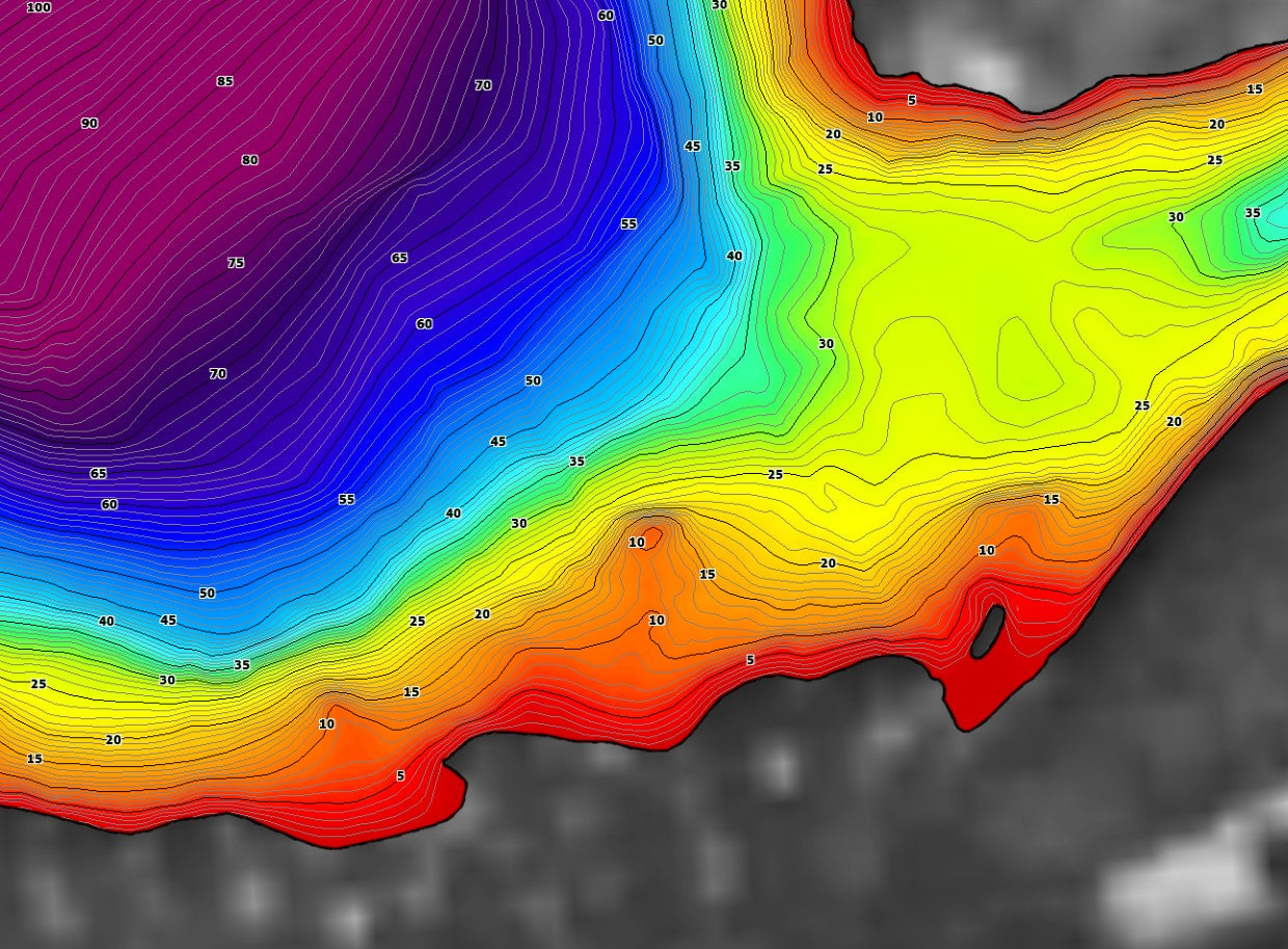 AEM Lake of the Woods: Deception and Woodchuck bays Map by Angler's ...