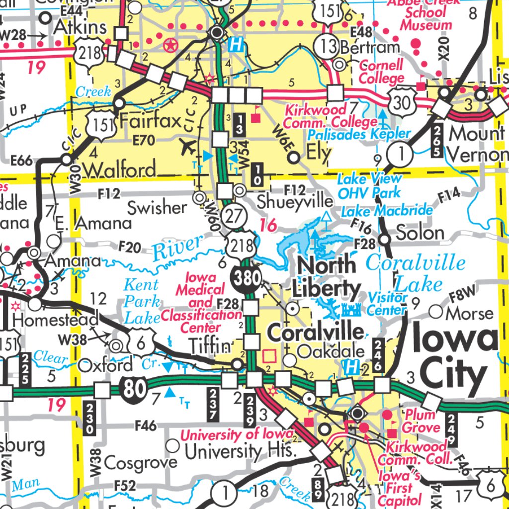 Iowa Transportation Map - 2021-2022 by Iowa Department of ...