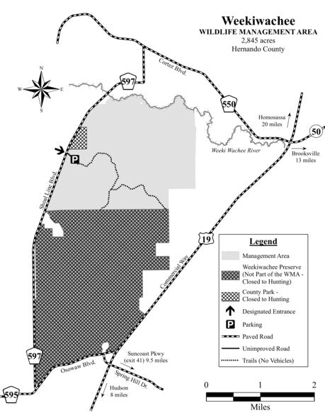 Weekiwachee WMA Brochure Map by Florida Fish and Wildlife Conservation ...