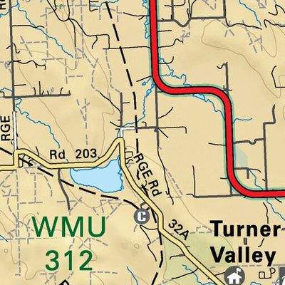 CRCR07 Turner Valley - Canadian Rockies Topo Map by Backroad Mapbooks ...