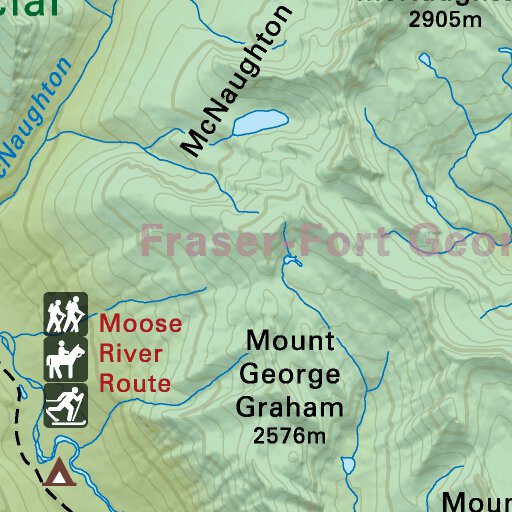 CRCR29 Yellowhead - Canadian Rockies Topo Map by Backroad Mapbooks ...
