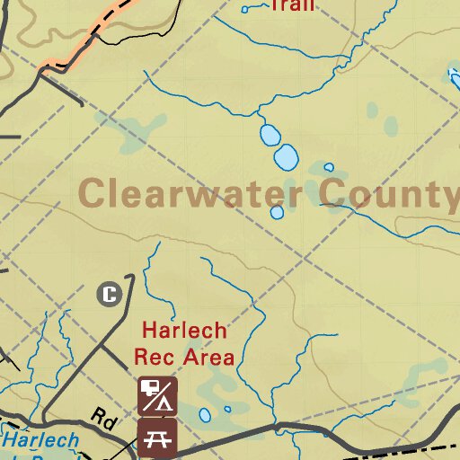 CRCR27 Nordegg - Canadian Rockies Topo Map by Backroad Mapbooks ...