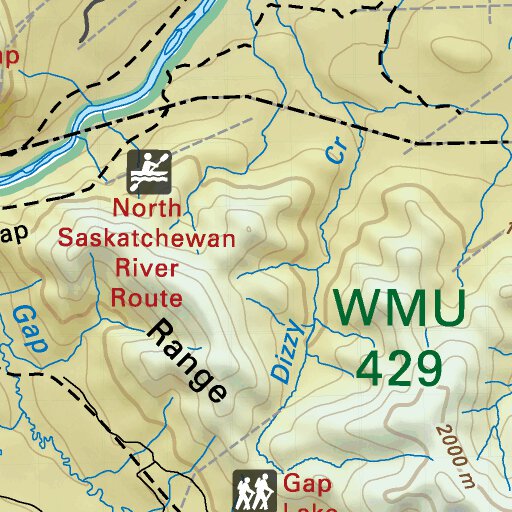 CRCR27 Nordegg - Canadian Rockies Topo Map by Backroad Mapbooks ...