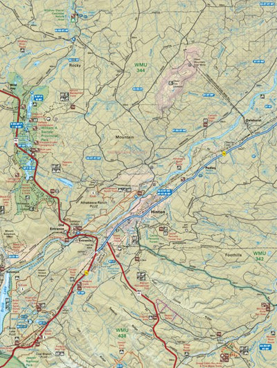 CRCR38 Hinton - Canadian Rockies Topo Map by Backroad Mapbooks | Avenza ...