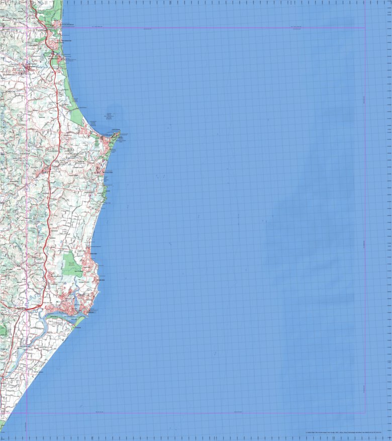 Getlost Map 9640 BALLINA NSW Topographic Map V15 1:75,000 by Getlost ...