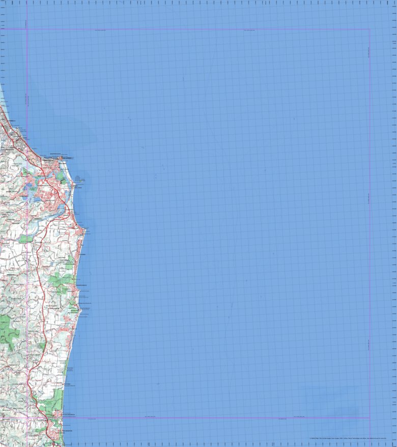 Getlost Map 9641 TWEED HEADS NSW Topographic Map V15 1:75,000 by ...