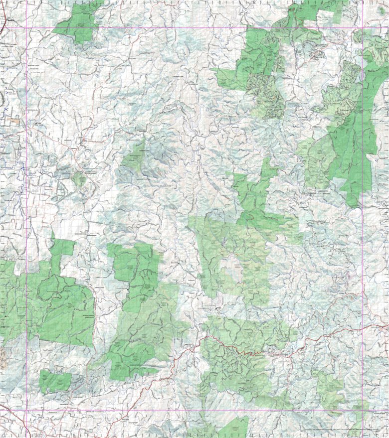 Getlost Map 9340 DRAKE NSW Topographic Map V15 1:75,000 by Getlost Maps ...