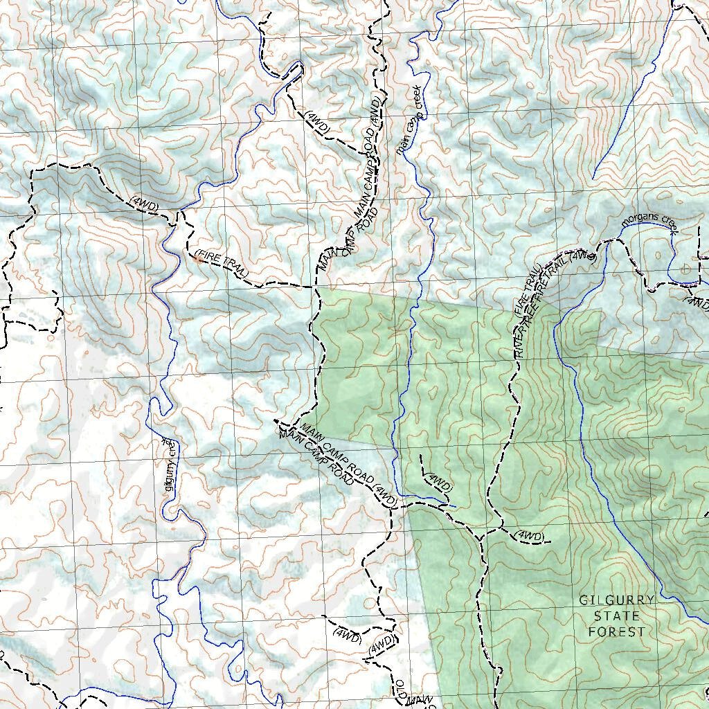 Getlost Map 9340 DRAKE NSW Topographic Map V15 1:75,000 by Getlost Maps ...